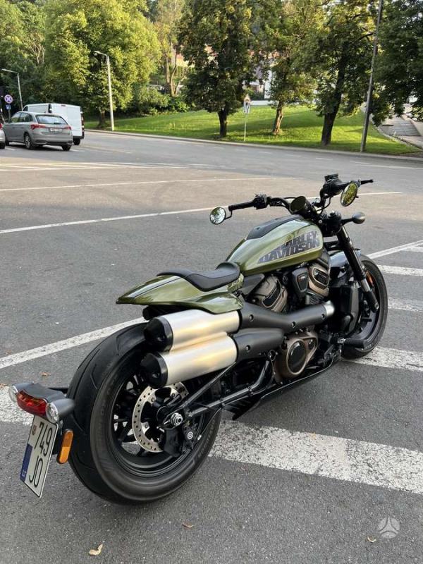 Зеленый Харли-Девидсон Sportster 2022 в Каунас, объемом двигателя 1.25 л и пробегом 6 тыс. км за 11000 €, фото 1 на AUTOMOTO.COM.LV