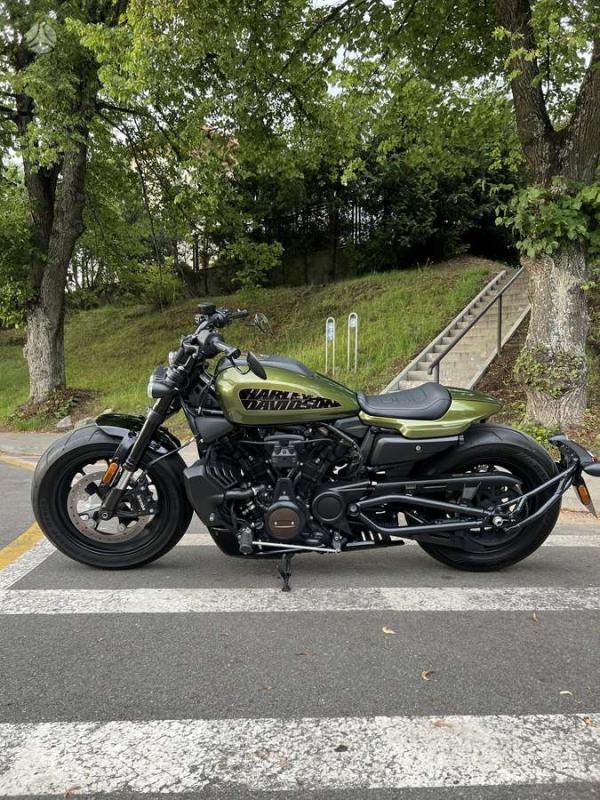 Зеленый Харли-Девидсон Sportster 2022 в Каунас, объемом двигателя 1.25 л и пробегом 6 тыс. км за 11000 €, фото 2 на AUTOMOTO.COM.LV