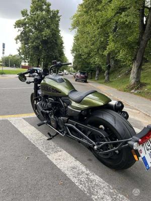 Green Harley-Davidson Sportster 2022 in Kaunas, with an engine capacity of 1.25 L and mileage of 6 thousand km for 11000 €, photo 4 on AUTOMOTO.COM.LV