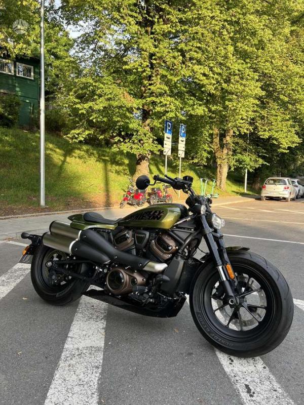 Зеленый Харли-Девидсон Sportster 2022 в Каунас, объемом двигателя 1.25 л и пробегом 6 тыс. км за 11000 €, фото 6 на AUTOMOTO.COM.LV