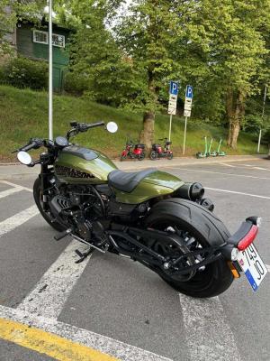 Green Harley-Davidson Sportster 2022 in Kaunas, with an engine capacity of 1.25 L and mileage of 6 thousand km for 11000 €, photo 11 on AUTOMOTO.COM.LV