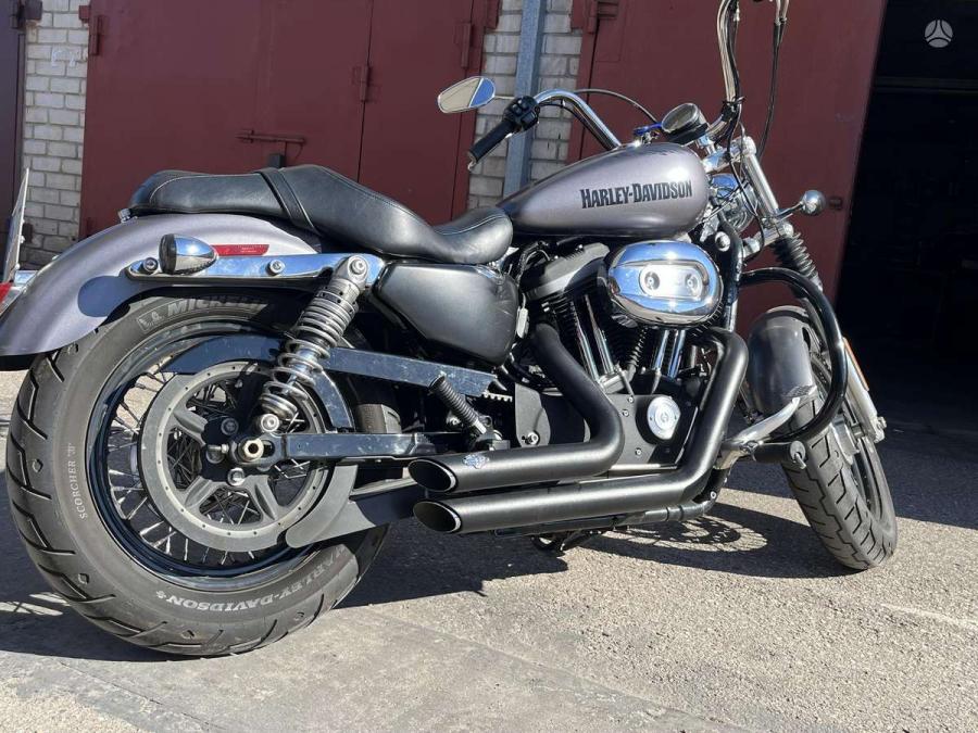 Pelēks Harley-Davidson Sportster 2016 Kauņa, ar dzinēja tilpumu 1.20 L un nobraukumu 26 tūkst. km par 6300 €, foto 7 vietnē AUTOMOTO.COM.LV