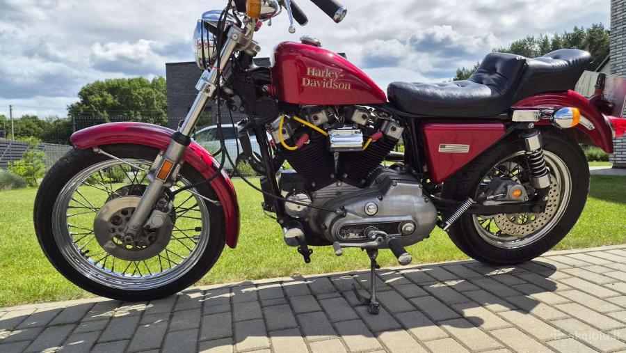 Красный Харли-Девидсон Sportster 1979 в Каунас, объемом двигателя 1.00 л и пробегом 1000 тыс. км за 6750 €, фото 15 на AUTOMOTO.COM.LV