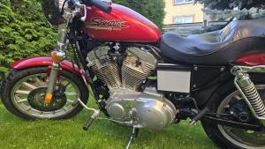 Red Harley-Davidson Sportster 1997 in Kaunas, with an engine capacity of 0.88 L and mileage of 64 thousand km for 3900 €, photo 12 on AUTOMOTO.COM.LV