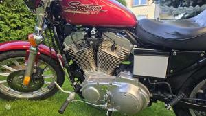 Red Harley-Davidson Sportster 1997 in Kaunas, with an engine capacity of 0.88 L and mileage of 64 thousand km for 3900 €, photo 13 on AUTOMOTO.COM.LV