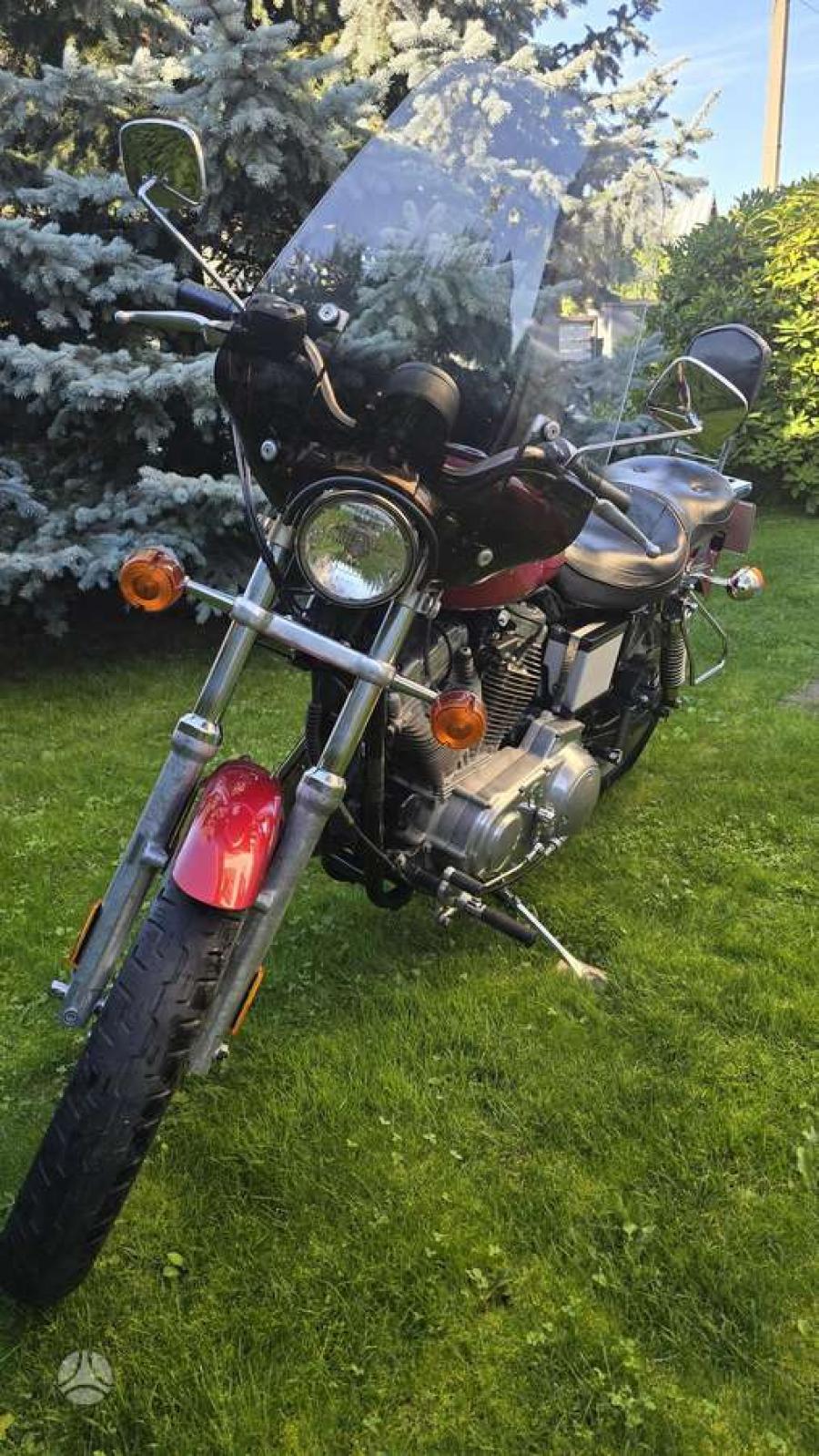 Red Harley-Davidson Sportster 1997 in Kaunas, with an engine capacity of 0.88 L and mileage of 64 thousand km for 3900 €, photo 14 on AUTOMOTO.COM.LV