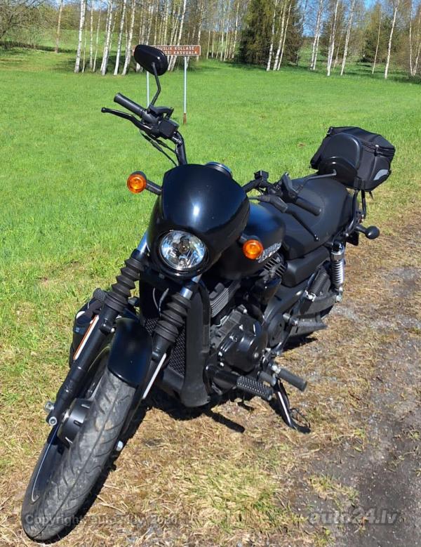 Melns Harley-Davidson Street 750 2020 Tartu, ar dzinēja tilpumu 0.75 L un nobraukumu 19 tūkst. km par 6200 €, foto 1 vietnē AUTOMOTO.COM.LV