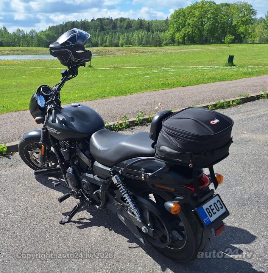 Melns Harley-Davidson Street 750 2020 Tartu, ar dzinēja tilpumu 0.75 L un nobraukumu 19 tūkst. km par 6200 €, foto 2 vietnē AUTOMOTO.COM.LV