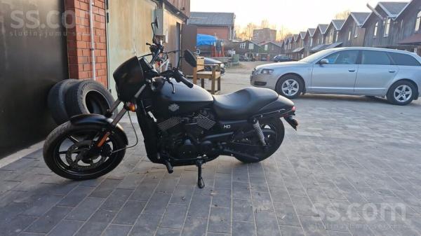 Harley-Davidson Street 750 2015 Rīga, ar dzinēja tilpumu 0.75 L un nobraukumu 0 tūkst. km par 5300 €, foto 2 vietnē AUTOMOTO.COM.LV