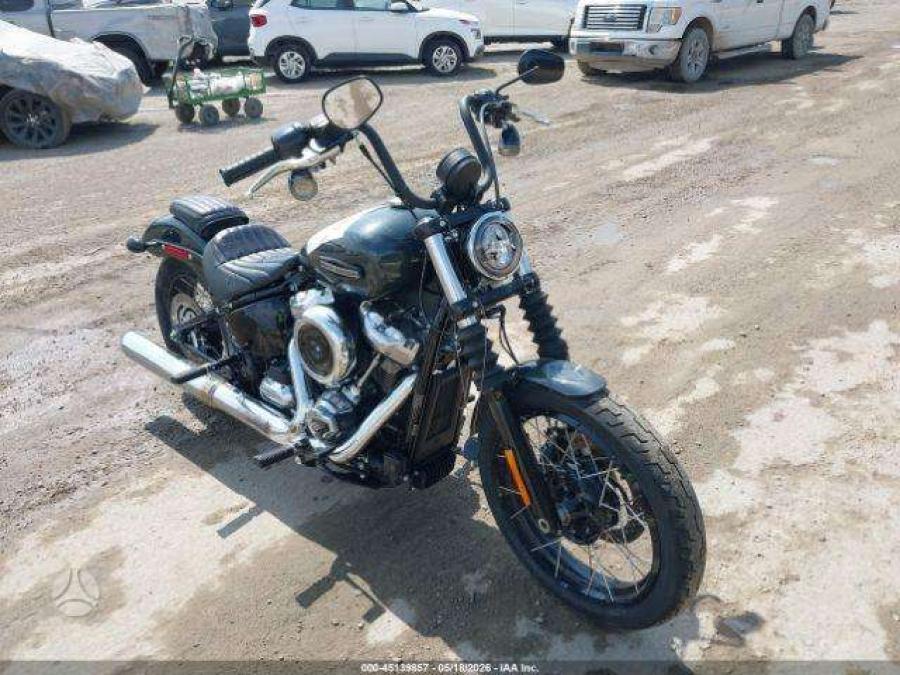 Melns Harley-Davidson Street Bob FXBB 2025 Klaipėda, ar dzinēja tilpumu 1.92 L un nobraukumu 8 tūkst. km par 3500 €, foto 1 vietnē AUTOMOTO.COM.LV