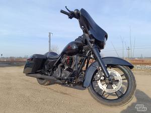 Черный Харли-Девидсон Street Glide FLHX 2014 в Клайпеда, объемом двигателя 1.69 л и пробегом 64 тыс. км за 12000 €, фото 4 на AUTOMOTO.COM.LV
