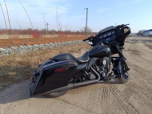 Черный Харли-Девидсон Street Glide FLHX 2014 в Клайпеда, объемом двигателя 1.69 л и пробегом 64 тыс. км за 12000 €, фото 6 на AUTOMOTO.COM.LV