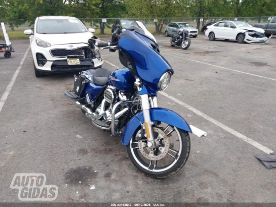 Blue Harley-Davidson Street Glide FLHX 0 in Klaipeda, with an engine capacity of 0.00 L and mileage of 0 thousand km for 5500 €, photo 1 on AUTOMOTO.COM.LV
