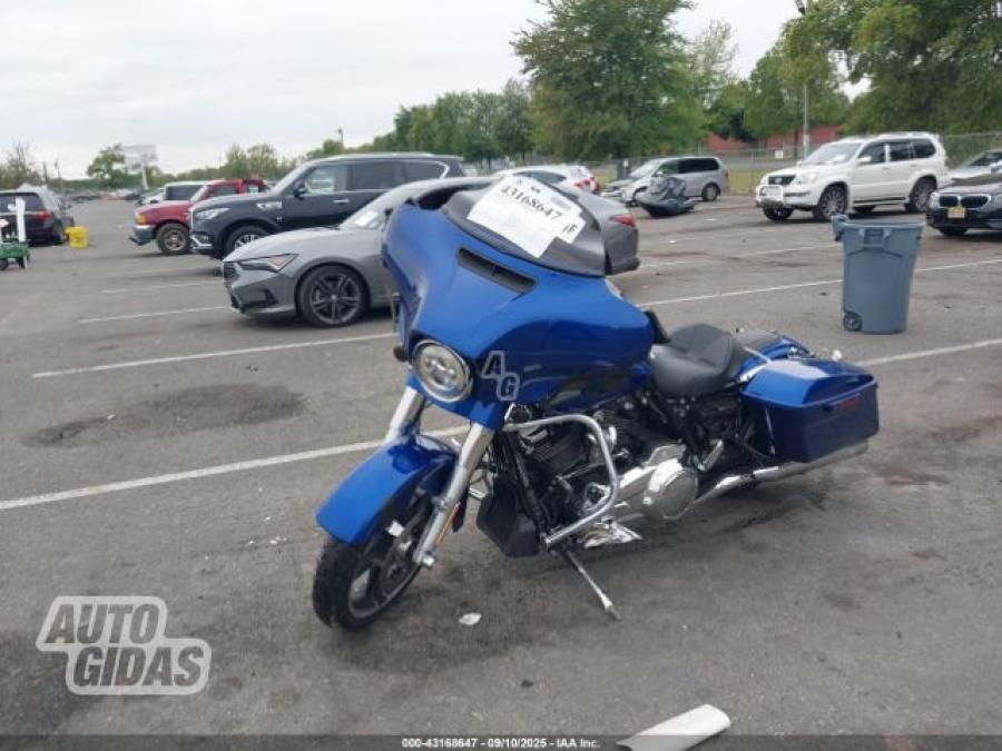 Blue Harley-Davidson Street Glide FLHX 0 in Klaipeda, with an engine capacity of 0.00 L and mileage of 0 thousand km for 5500 €, photo 2 on AUTOMOTO.COM.LV