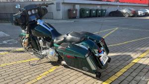 Zaļš Harley-Davidson Street Glide FLHX 2014 Klaipėda, ar dzinēja tilpumu 1.69 L un nobraukumu 27 tūkst. km par 12000 €, foto 7 vietnē AUTOMOTO.COM.LV