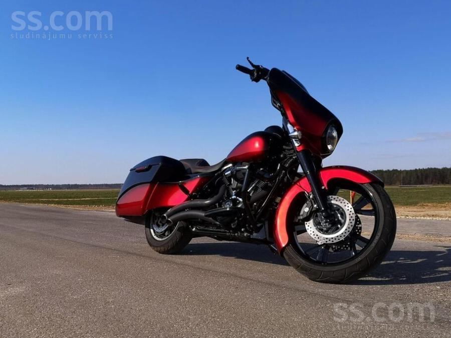 Harley-Davidson Street Glide 2019 Rīga, ar dzinēja tilpumu 1.87 L un nobraukumu 0 tūkst. km par 20000 €, foto 1 vietnē AUTOMOTO.COM.LV
