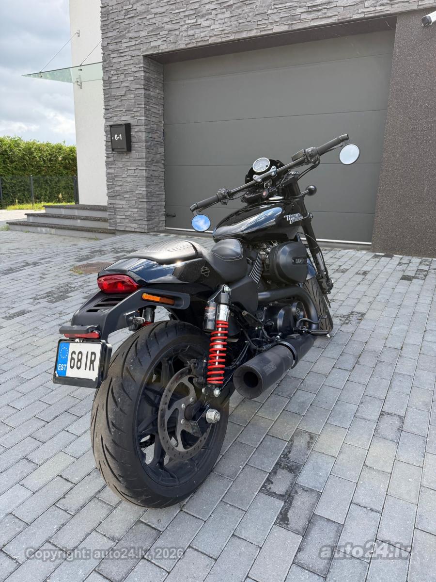 Черный Харли-Девидсон Street Rod 2019 в Таллин, объемом двигателя 0.75 л и пробегом 17 тыс. км за 5500 €, фото 7 на AUTOMOTO.COM.LV