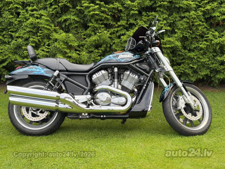 Black Harley-Davidson V-Rod 2006 in Tallinn, with an engine capacity of 1.13 L and mileage of 16 thousand km for 10000 €, photo 16 on AUTOMOTO.COM.LV