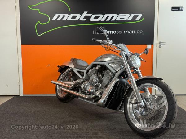 Grey Harley-Davidson V-Rod 2002 in Tartu, with an engine capacity of 1.13 L and mileage of 39 thousand km for 6290 €, photo 4 on AUTOMOTO.COM.LV