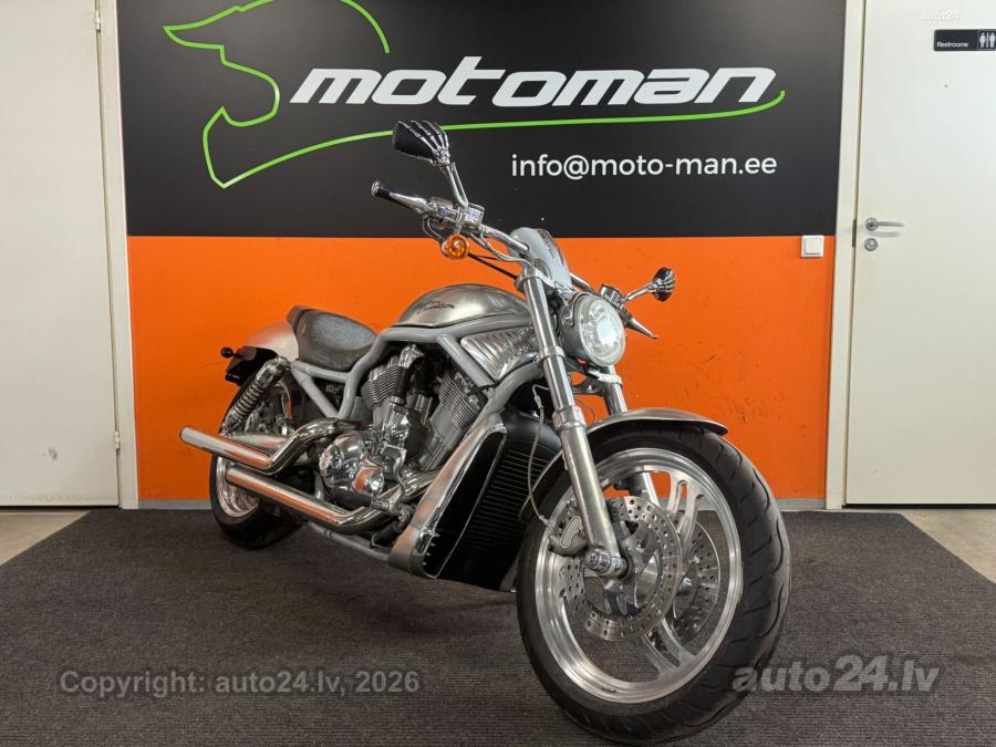 Grey Harley-Davidson V-Rod 2002 in Tartu, with an engine capacity of 1.13 L and mileage of 39 thousand km for 6290 €, photo 6 on AUTOMOTO.COM.LV