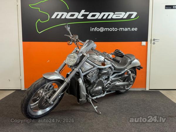 Grey Harley-Davidson V-Rod 2002 in Tartu, with an engine capacity of 1.13 L and mileage of 39 thousand km for 6290 €, photo 6 on AUTOMOTO.COM.LV