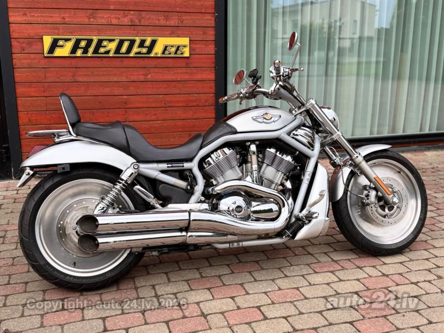Grey Harley-Davidson V-Rod 2003 in Tallinn, with an engine capacity of 1.13 L and mileage of 21 thousand km for 5500 €, photo 8 on AUTOMOTO.COM.LV