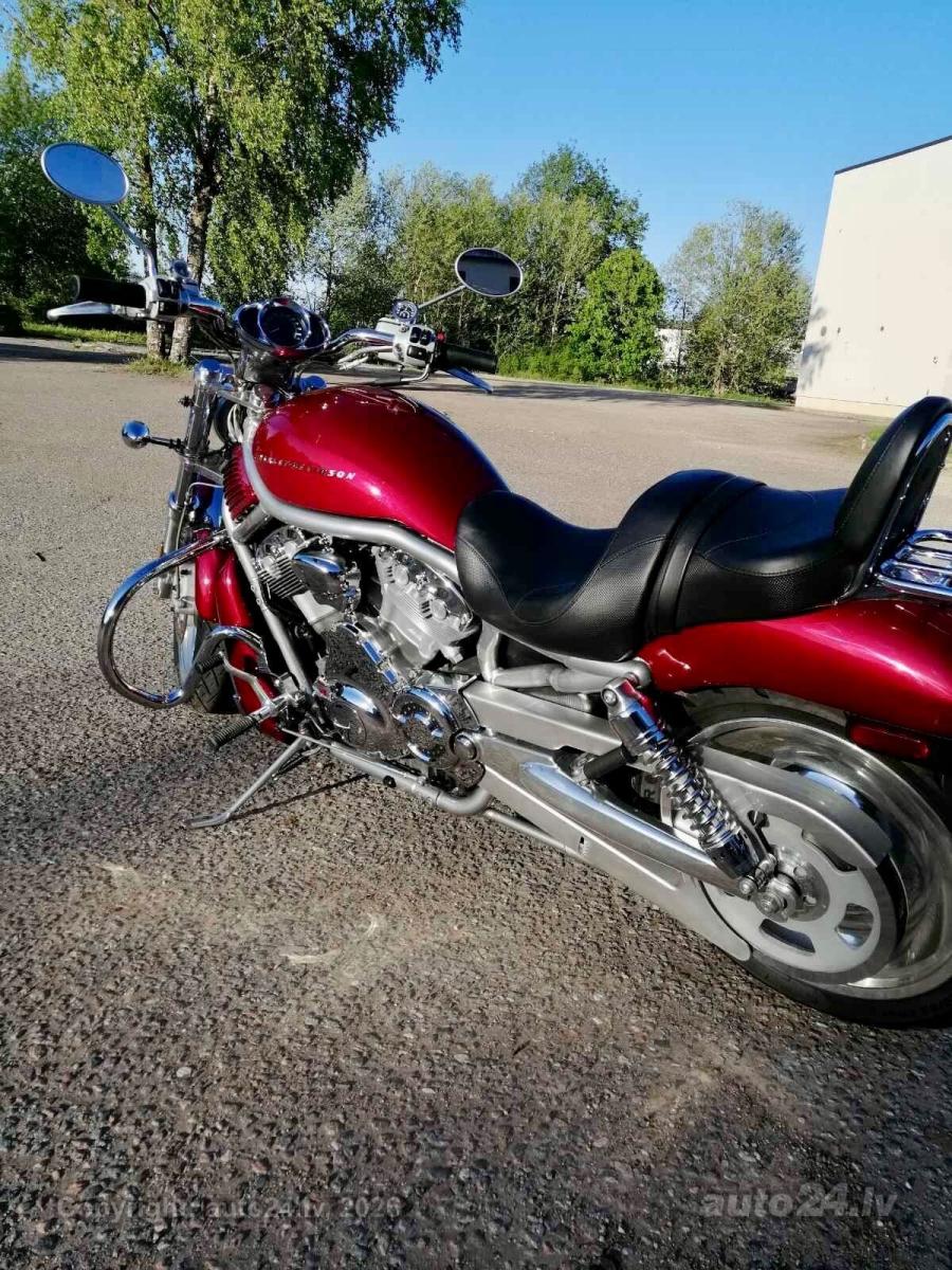 Красный Харли-Девидсон V-Rod 2004 в Йыхви, объемом двигателя 1.20 л и пробегом 7 тыс. км за 8300 €, фото 7 на AUTOMOTO.COM.LV