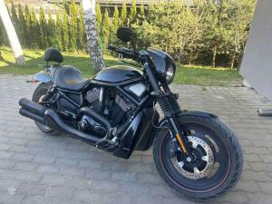Black Harley-Davidson VRSCDX 2007 in Vilnius, with an engine capacity of 1.13 L and mileage of 68 thousand km for 7800 €, photo  on AUTOMOTO.COM.LV