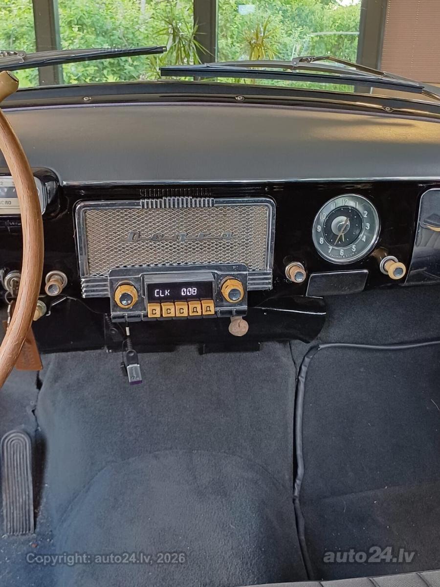 Black HAZ 21 Volga 1962 in Tallinn, with an engine capacity of 2.40 L and mileage of 2 thousand km for 38000 €, photo 6 on AUTOMOTO.COM.LV