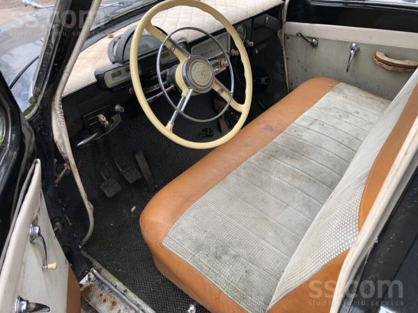 Black HAZ 21 Volga 1961 in Riga, with an engine capacity of 2.40 L and mileage of 100 thousand km for 3750 €, photo 5 on AUTOMOTO.COM.LV