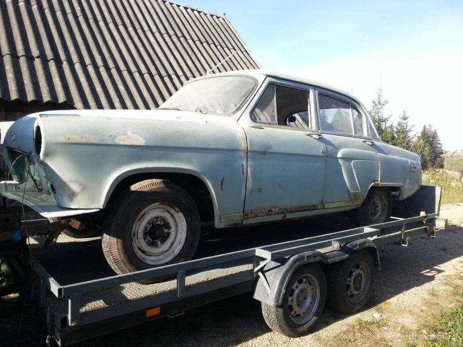 Синий ГАЗ 21 Волга 1969 в Укмерге, объемом двигателя 2.40 л и пробегом 56 тыс. км за 700 €, фото 1 на AUTOMOTO.COM.LV