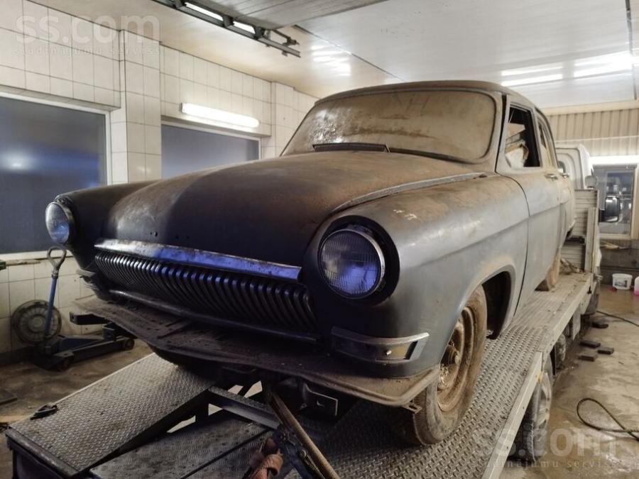 Серый ГАЗ 21 Волга 1958 в Прейли, объемом двигателя 2.40 л и пробегом 123 тыс. км за 1000 €, фото 1 на AUTOMOTO.COM.LV