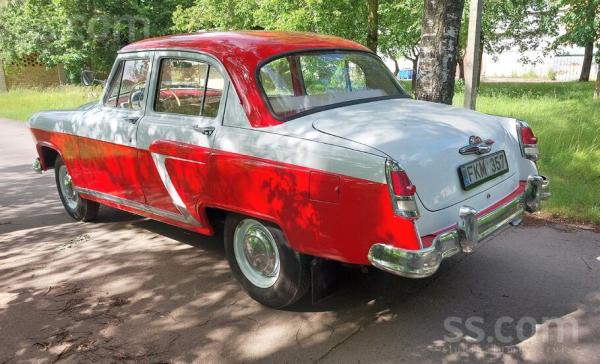 Красный ГАЗ 21 Волга 1961 в Шяуляй, объемом двигателя 2.50 л и пробегом 10 тыс. км за 12500 €, фото 6 на AUTOMOTO.COM.LV