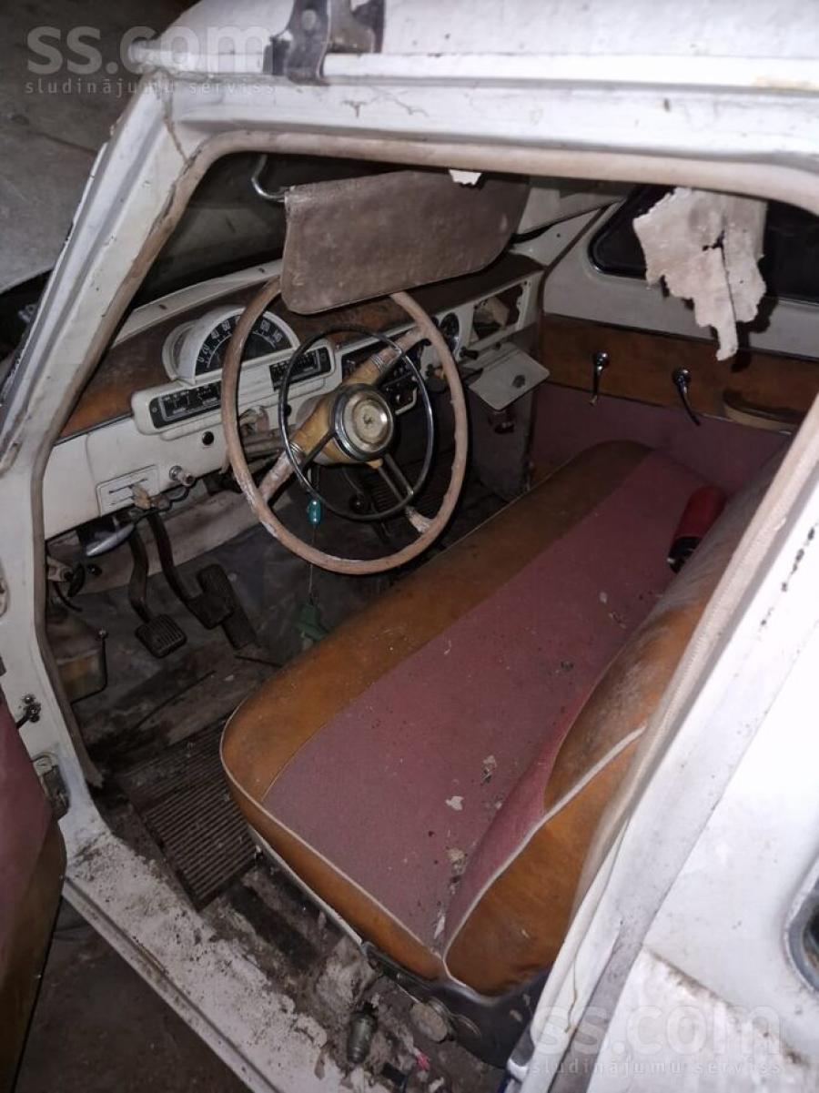 Белый ГАЗ 21 Волга 1968 в Тукумс, объемом двигателя 2.50 л и пробегом 200 тыс. км за 1200 €, фото 1 на AUTOMOTO.COM.LV