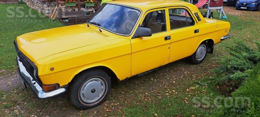 Желтый ГАЗ 24 1990 в Рига, объемом двигателя 2.40 л и пробегом 78 тыс. км за 2300 €, фото 4 на AUTOMOTO.COM.LV