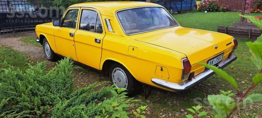 Желтый ГАЗ 24 1990 в Рига, объемом двигателя 2.40 л и пробегом 78 тыс. км за 2300 €, фото 5 на AUTOMOTO.COM.LV