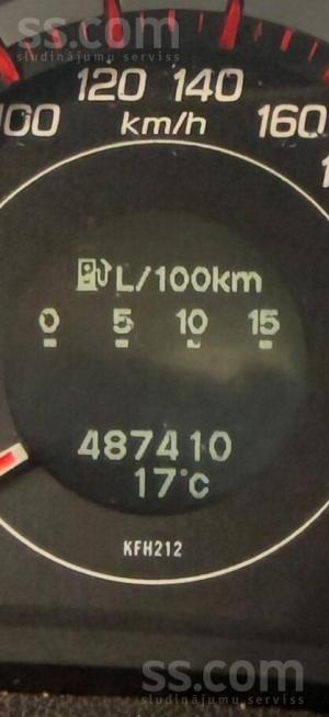 Black Honda Accord 2009 in Kuldiga, with an engine capacity of 2.40 L and mileage of 487 thousand km for 1650 €, photo 10 on AUTOMOTO.COM.LV