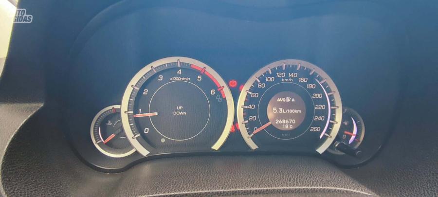 Black Honda Accord 2009 in Panevezys, with an engine capacity of 2.20 L and mileage of 268 thousand km for 2650 €, photo 14 on AUTOMOTO.COM.LV