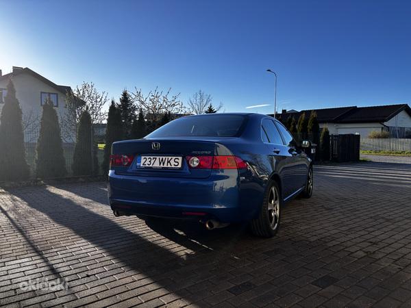 Blue Honda Accord 2005 in Tallinn, with an engine capacity of 2.40 L and mileage of 222 thousand km for 4700 €, photo 1 on AUTOMOTO.COM.LV