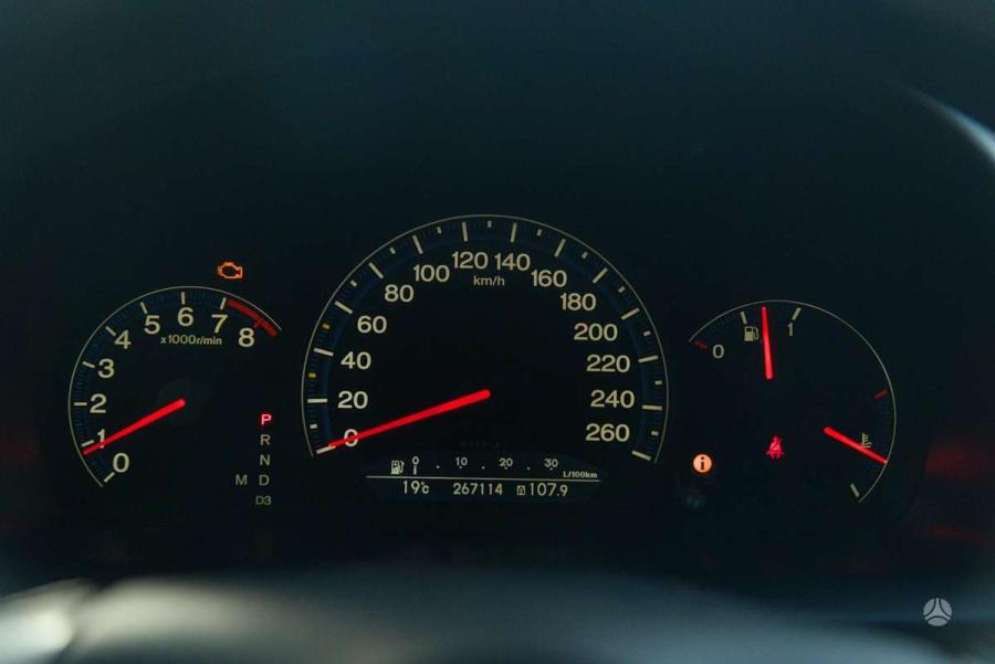Blue Honda Accord 2007 in Vilnius, with an engine capacity of 2.40 L and mileage of 267 thousand km for 2600 €, photo 19 on AUTOMOTO.COM.LV