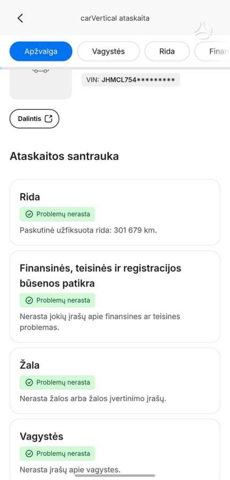 Brūns Honda Accord 2007 Viļņa, ar dzinēja tilpumu 2.00 L un nobraukumu 342 tūkst. km par 980 €, foto 19 vietnē AUTOMOTO.COM.LV