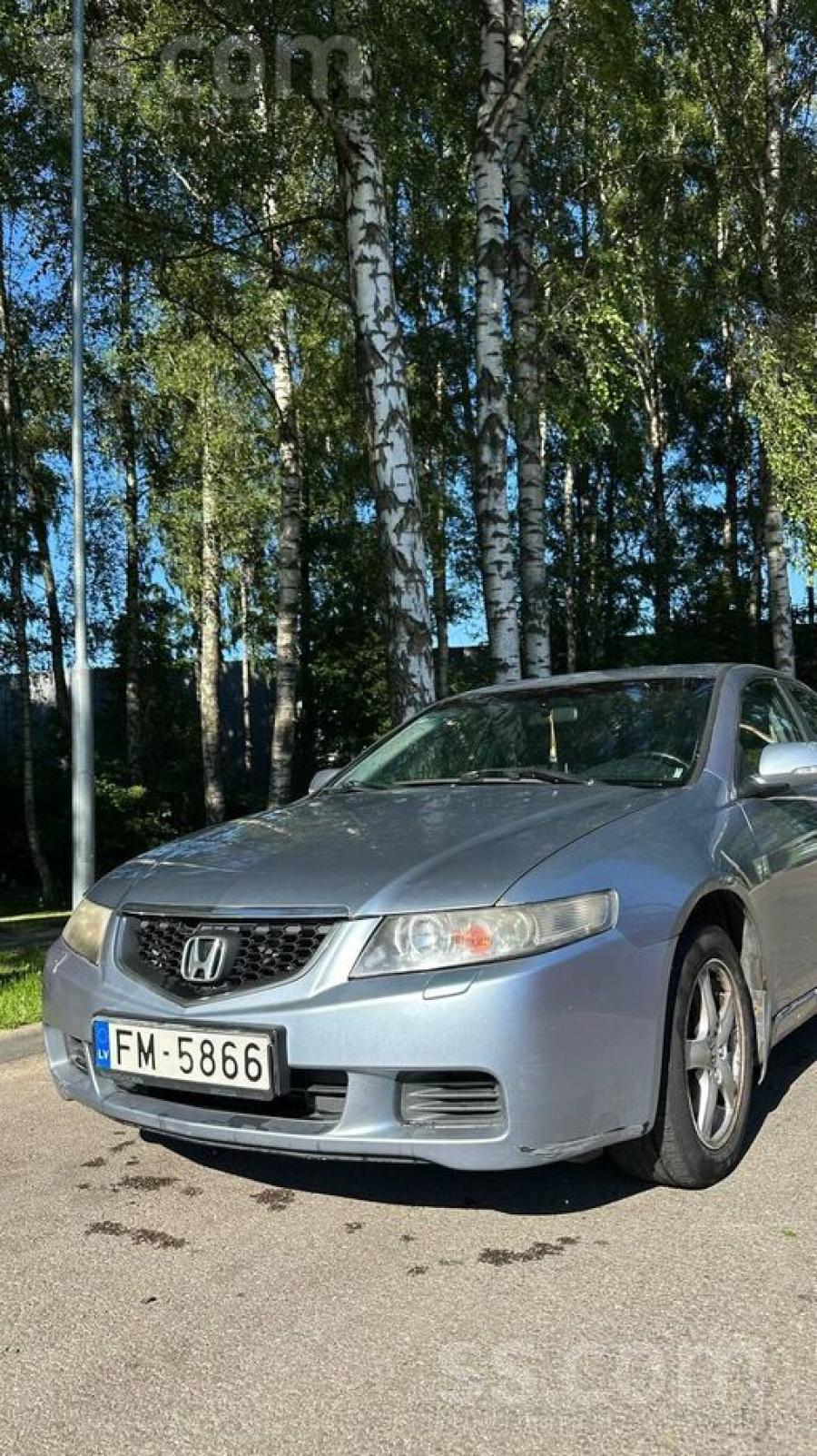 Pelēks Honda Accord 2005 Rīga, ar dzinēja tilpumu 2.00 L un nobraukumu 313 tūkst. km par 2050 €, foto 1 vietnē AUTOMOTO.COM.LV