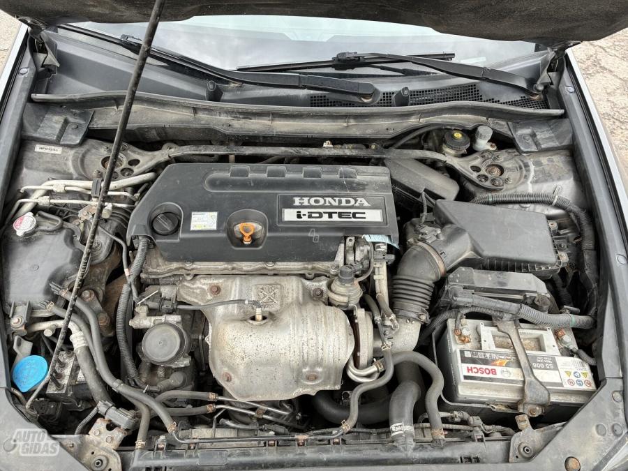 Grey Honda Accord 2008 in Kaunas, with an engine capacity of 2.20 L and mileage of 344 thousand km for 2650 €, photo 20 on AUTOMOTO.COM.LV