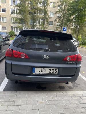 Pelēks Honda Accord 2005 Utena, ar dzinēja tilpumu 2.40 L un nobraukumu 269 tūkst. km par 950 €, foto 6 vietnē AUTOMOTO.COM.LV