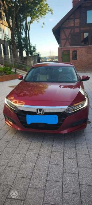 Red Honda Accord 2020 in Klaipeda, with an engine capacity of 1.50 L and mileage of 94 thousand km for 18900 €, photo  on AUTOMOTO.COM.LV