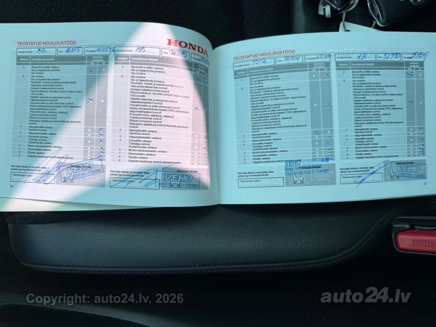 Белый Хонда Аккорд 2012 в Таллин, объемом двигателя 2.40 л и пробегом 190 тыс. км за 7995 €, фото 24 на AUTOMOTO.COM.LV