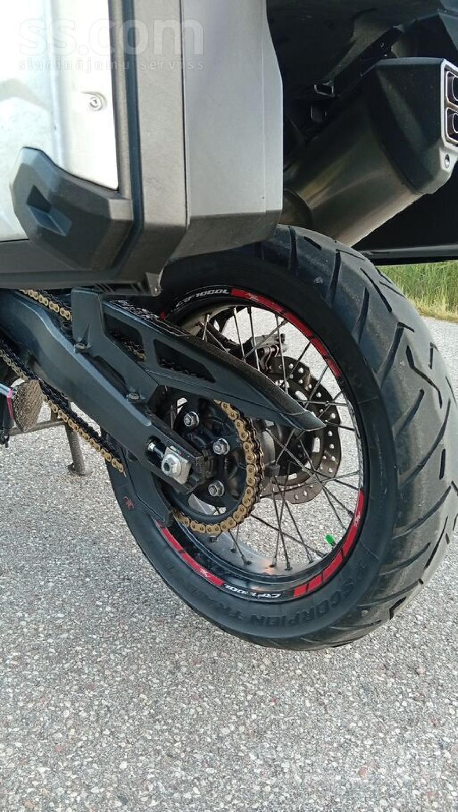 Хонда Africa Twin 2016 в Тукумс, объемом двигателя 1.00 л и пробегом 0 тыс. км за 8650 €, фото 5 на AUTOMOTO.COM.LV