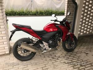 Red Honda CB 500 2014 in Tallinn, with an engine capacity of 0.47 L and mileage of 8 thousand km for 2450 €, photo  on AUTOMOTO.COM.LV