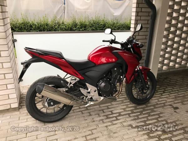 Красный Хонда CB 500 2014 в Таллин, объемом двигателя 0.47 л и пробегом 8 тыс. км за 2450 €, фото 1 на AUTOMOTO.COM.LV
