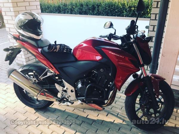 Красный Хонда CB 500 2014 в Таллин, объемом двигателя 0.47 л и пробегом 8 тыс. км за 2450 €, фото 3 на AUTOMOTO.COM.LV